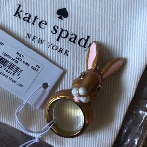 kate spade | Jewelry | Kate Spadenwt 3d Bunny Ring | Poshmark